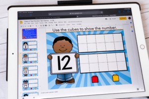 Ten Frames for Numbers 11-20 Google Slides - I Teach Too