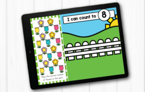 Spring Flower Kindergarten Numbers 1-20 Google Slides and Seesaw ...