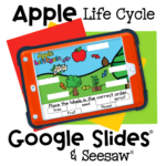Apple Life Cycle Kindergarten Science Digital Activity - I Teach Too
