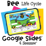 Digital Bee Life Cycle Activities for Kids - I Teach Too