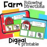 Digital and Printable Farm Animal Activities for Preschoolers - I Teach Too