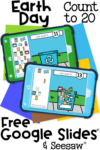 Fun Earth Day Counting to 20 Digital Activity for Kids 🌎