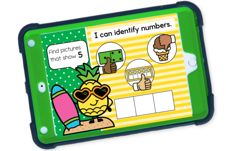 Summer Pineapple Number Recognition Activity 1-10 🍍🍍