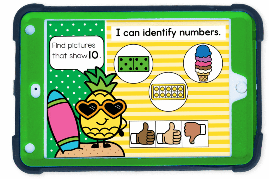 Summer Pineapple Number Recognition Activity 1-10 🍍🍍