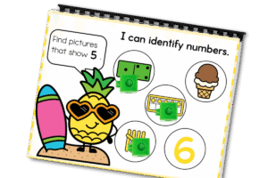 Summer Pineapple Number Recognition Activity 1-10 🍍🍍