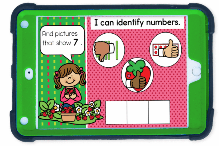 Summer Strawberry Number Recognition Activity 1-10 🍓