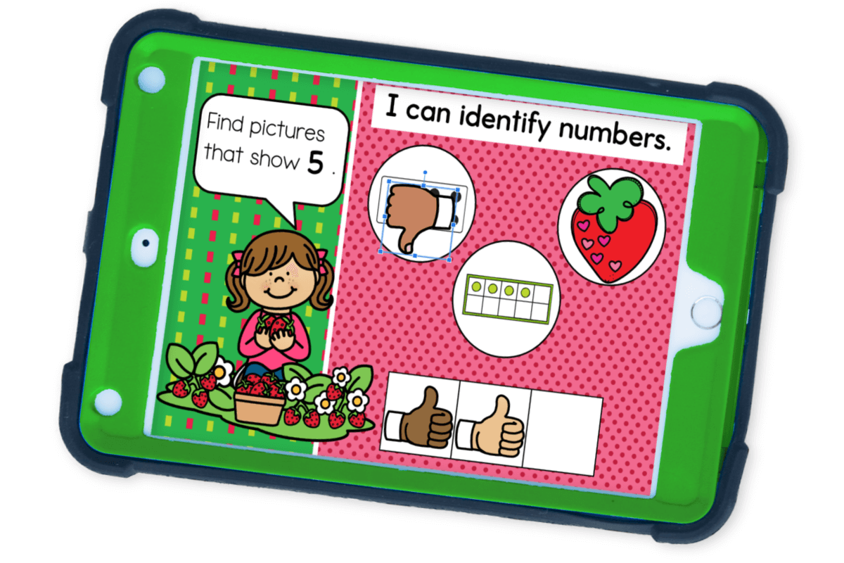 Summer Strawberry Number Recognition Activity 1-10 🍓