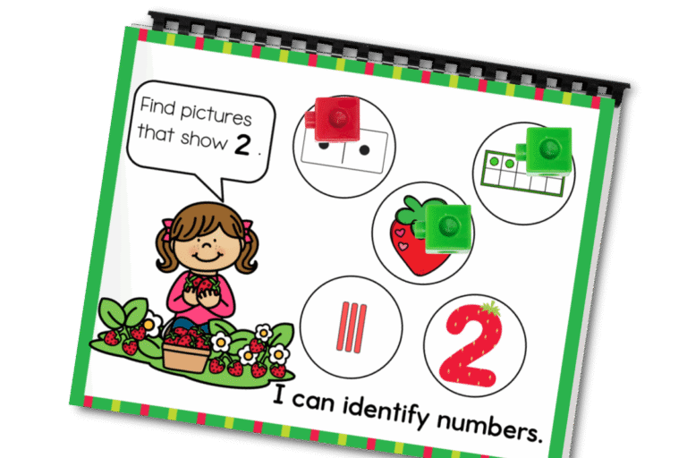 Summer Strawberry Number Recognition Activity 1-10 🍓