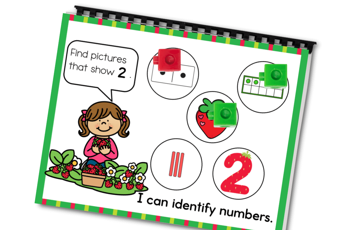 Summer Strawberry Number Recognition Activity 1-10 🍓