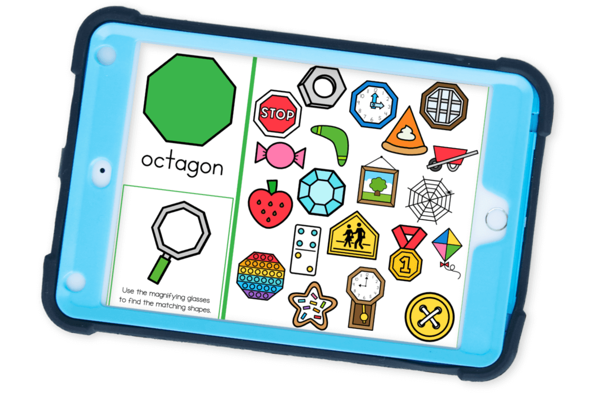 Exciting 2D Shape I Spy Digital Math Activity for Kids 🔎