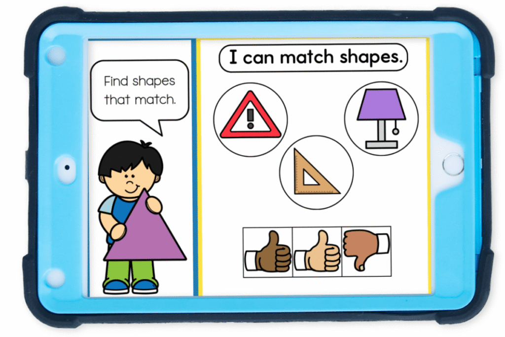 Fun 2D Shape Recognition Digital Math Activity for Kids 💻