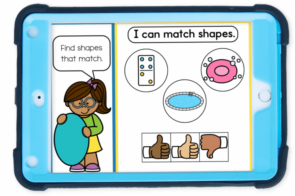 Fun 2D Shape Recognition Digital Math Activity for Kids 💻