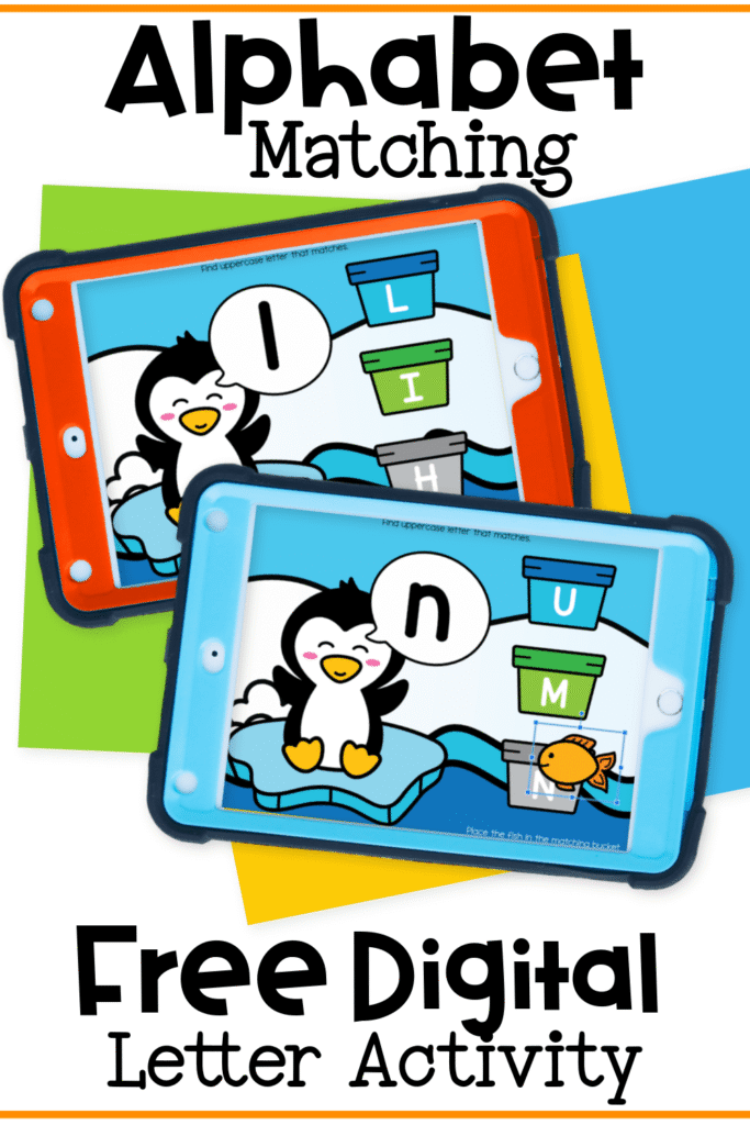 Fun Penguin Lowercase and Uppercase Letter Matching 🐧