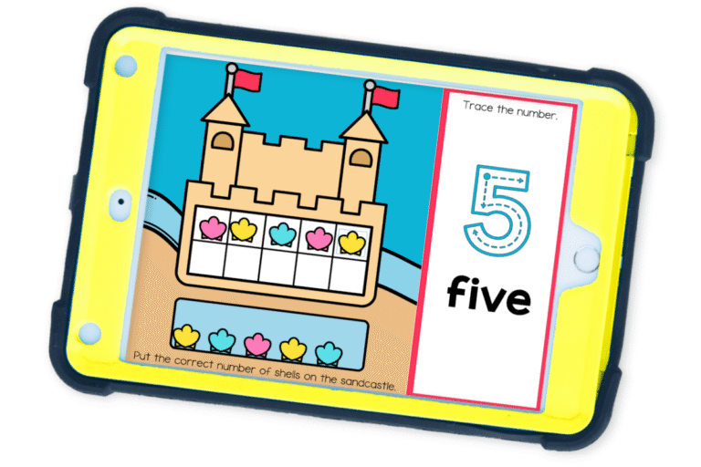 Free Summer Sandcastle Ten Frame Counting 1-10 Activity 🏖️