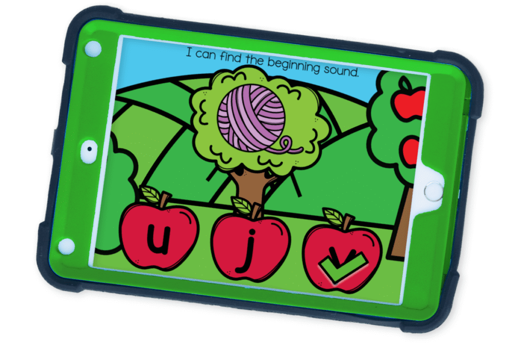 Free Apple Theme Beginning Sounds Matching 🍎